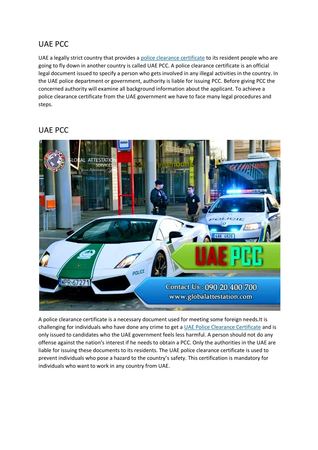 PPT - Best UAE PCC PowerPoint Presentation, free download - ID:9765092