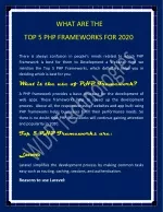 PPT - Top 10 PHP frameworks used by PHP developers PowerPoint Presentation - ID:8005937