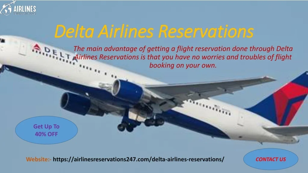 PPT - Delta Airlines Reservations PowerPoint Presentation, free ...