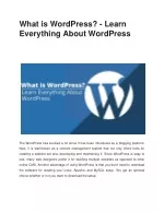 PPT - ALL ABOUT WORDPRESS PowerPoint Presentation, free download - ID ...