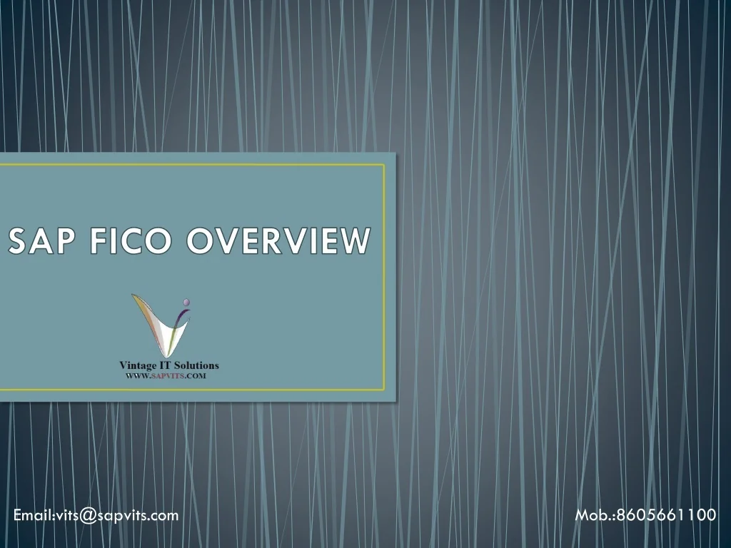 PPT - SAP FICO Overview PPT | SAP FICO Study Material PPT PowerPoint ...