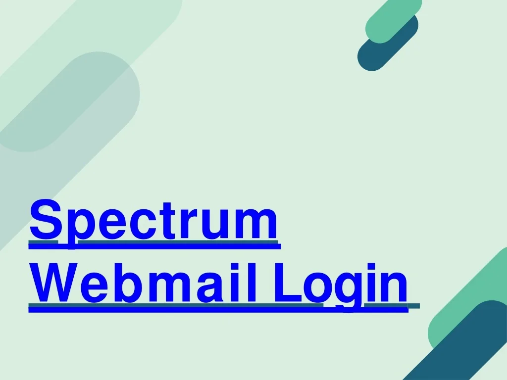PPT - Spectrum Webmail Login PowerPoint Presentation, free download ...