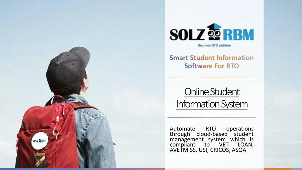 PPT - Online Student Information System (SIS) in 2020 - SolzRBM ...
