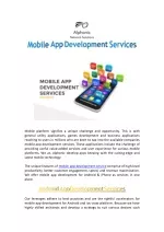 PPT - Mobile App Development Services PowerPoint Presentation, free ...