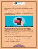 PPT - Payment Processing Tips for Online Merchants PowerPoint Presentation - ID:7575352