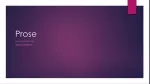 PPT - Elements of Prose PowerPoint Presentation, free download - ID:2301105