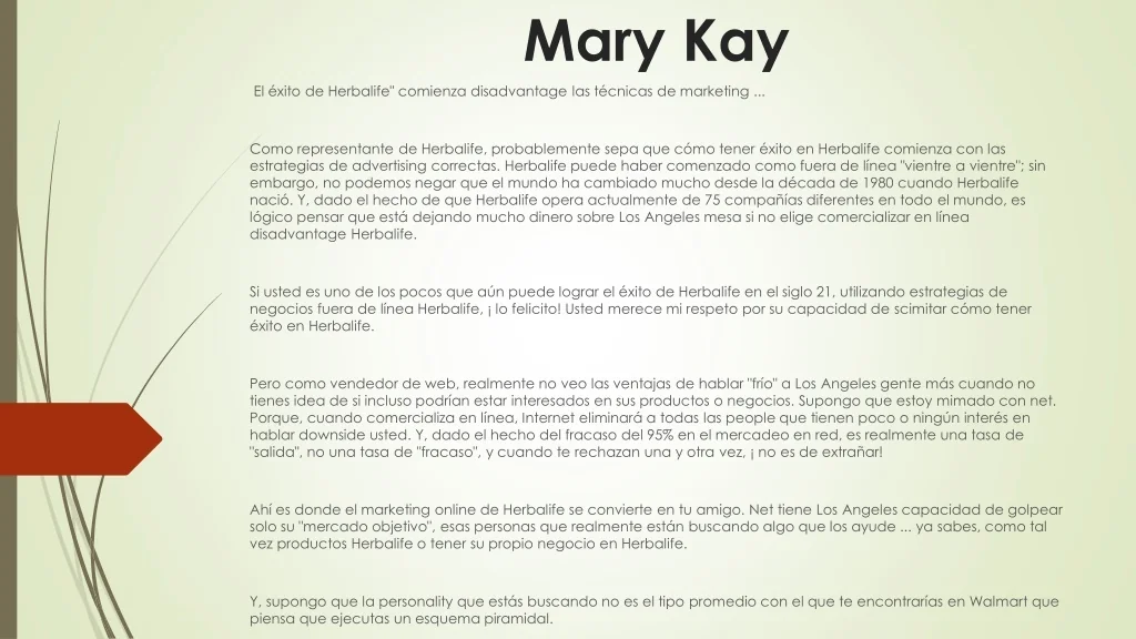 PPT - Mary kay PowerPoint Presentation, free download - ID:9880751
