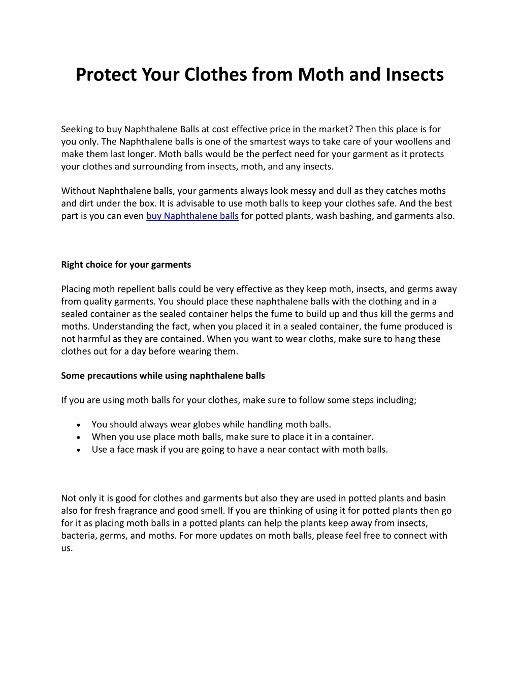 PPT - Protect Your Clothes from Moth and Insects PowerPoint ...