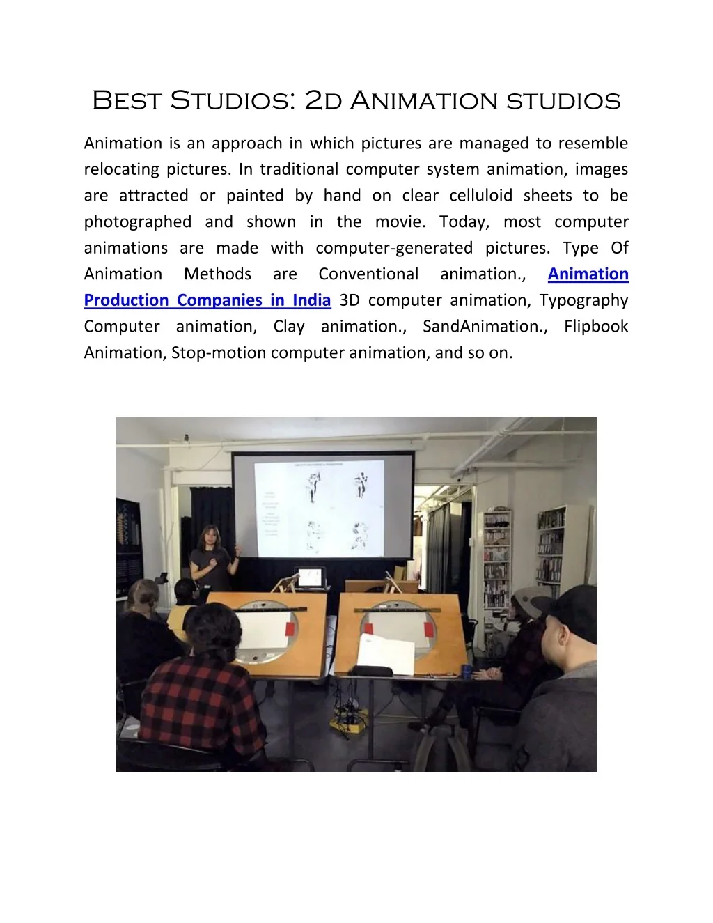 PPT - Best Studios: 2d Animation studios PowerPoint Presentation, free ...