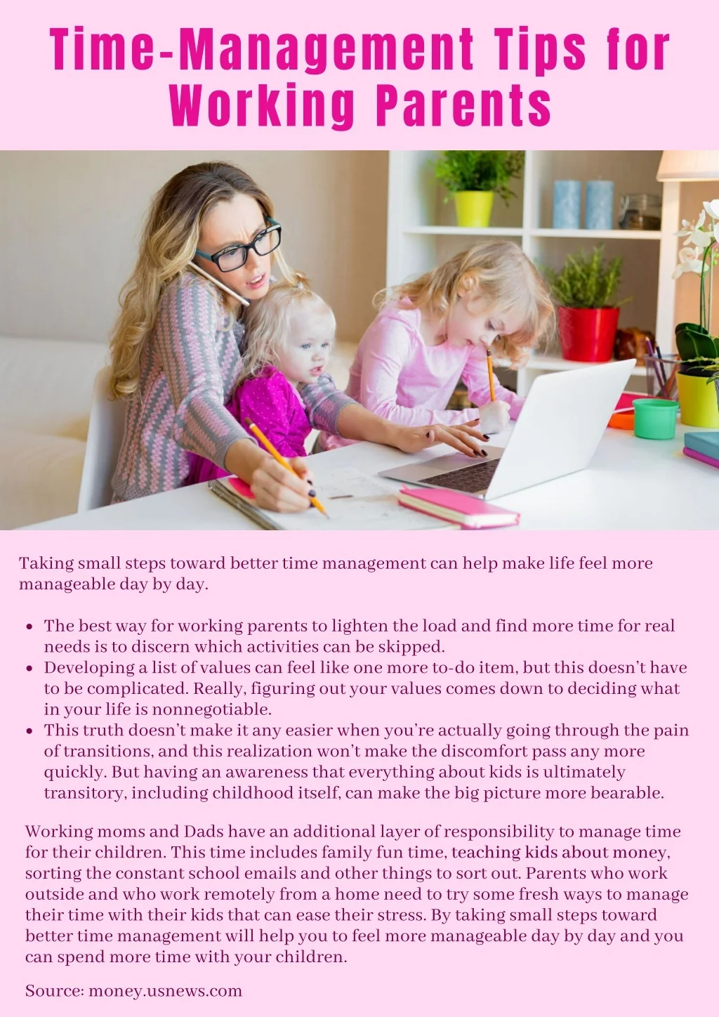 PPT - Time-Management Tips for Working Parents PowerPoint Presentation ...