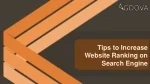 PPT - How To Increase Your Website Ranking In The Search Engines ...