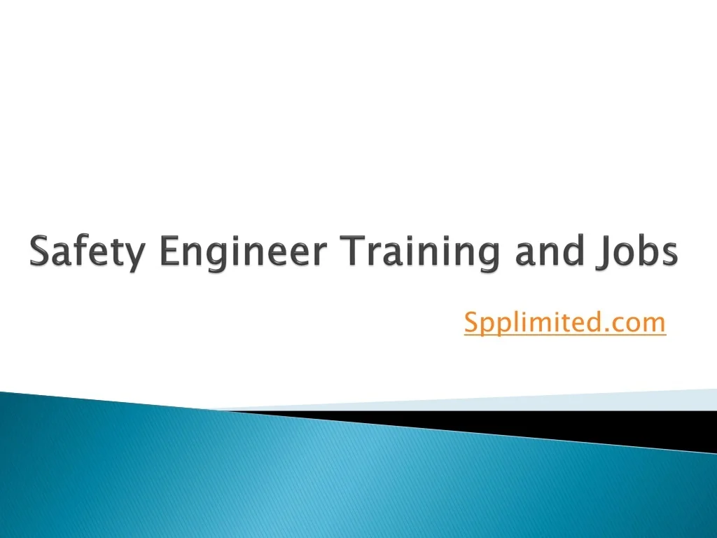 PPT - Safety Engineer Training and Jobs PowerPoint Presentation, free ...
