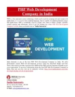 PPT - PHP Development Company In India PowerPoint Presentation, free download - ID:8493383