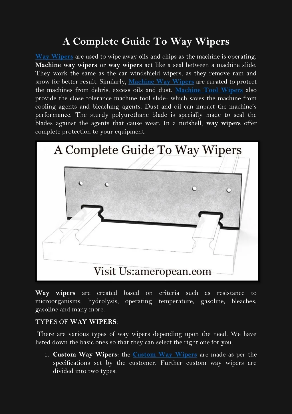 PPT - A Complete Guide To Way Wipers PowerPoint Presentation, free ...