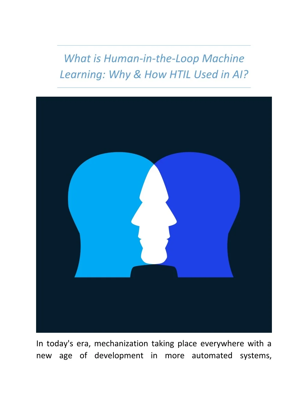 PPT - What is Human-in-the-Loop Machine Learning? PowerPoint ...