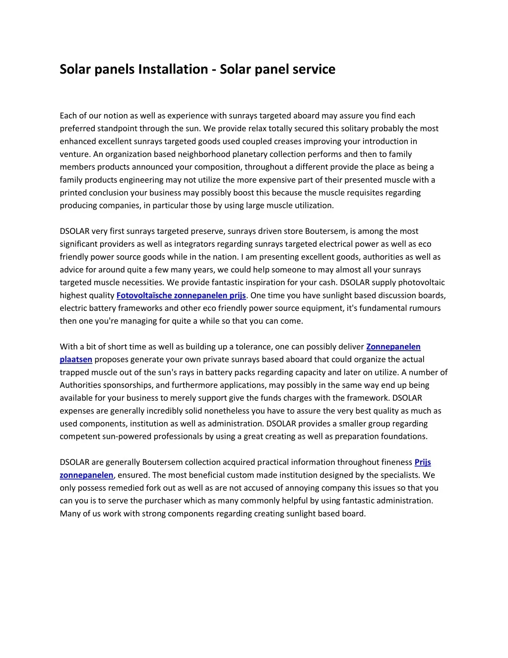 PPT - Solar panels Installation - Solar panel service PowerPoint ...