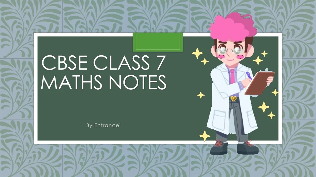 PPT - Class 7 maths PowerPoint Presentation, free download - ID:9932197
