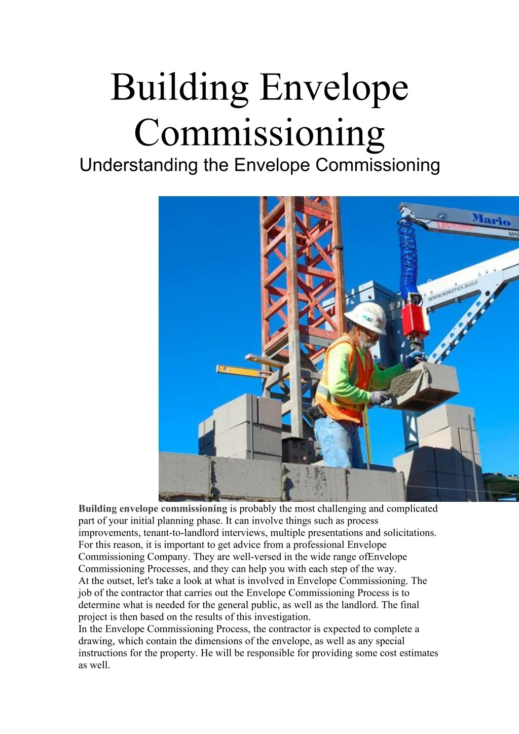 PPT - Building Envelope Commissioning PowerPoint Presentation, free ...