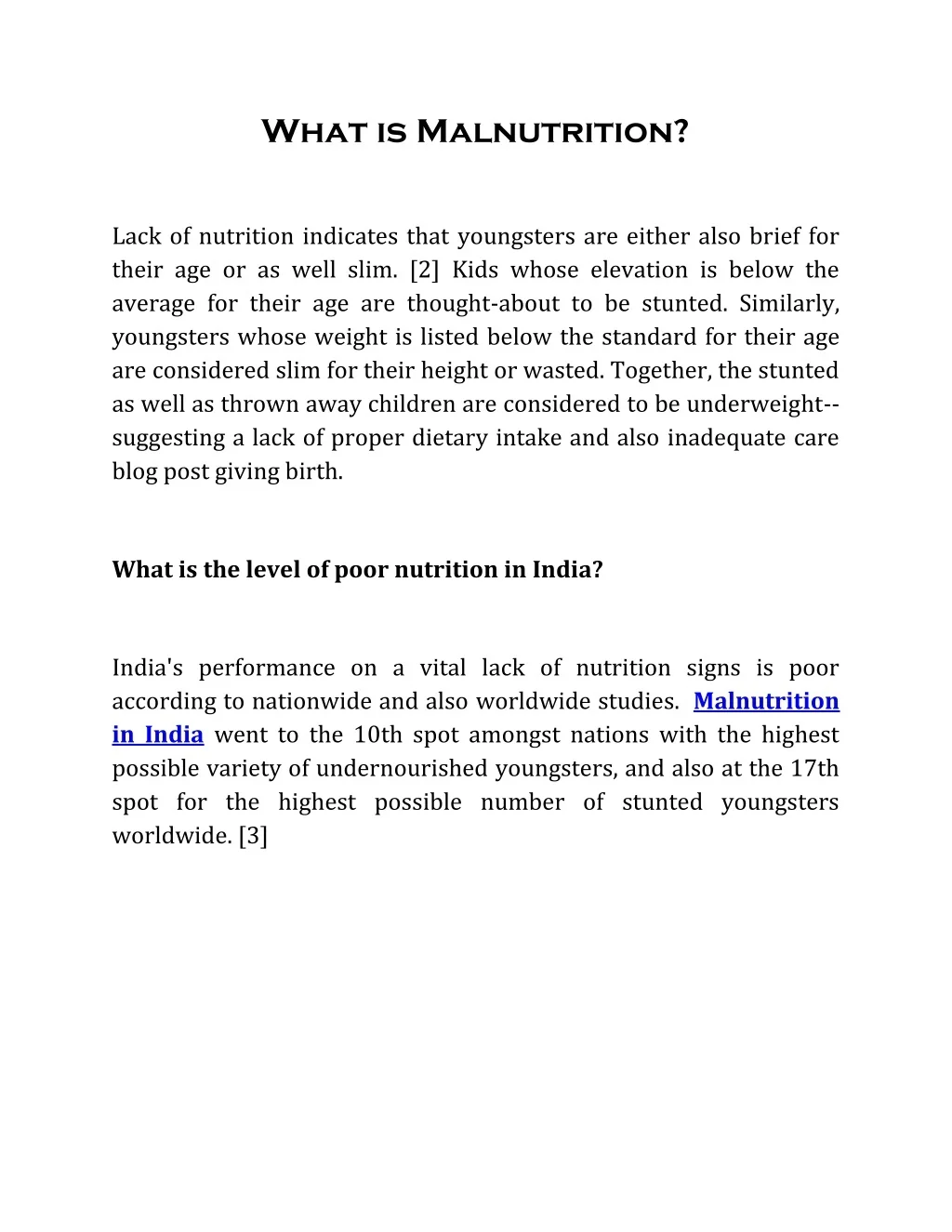 PPT - What is Malnutrition? PowerPoint Presentation, free download - ID ...