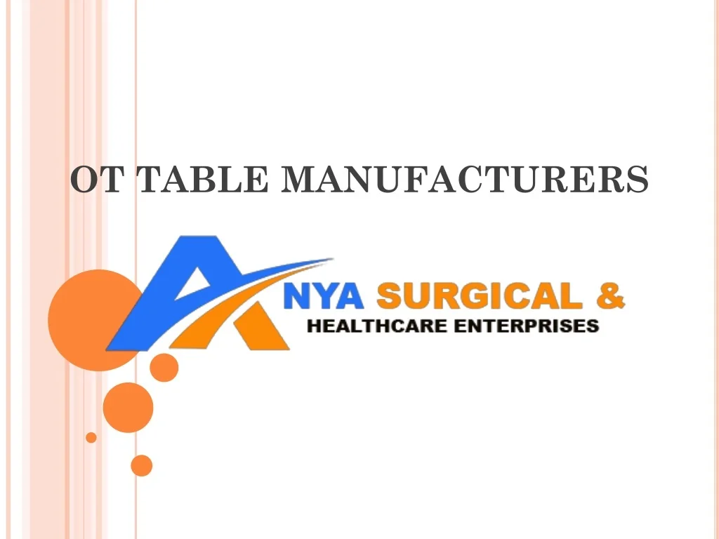 PPT - Top Leading OT Table Manufacturers PowerPoint Presentation, free ...