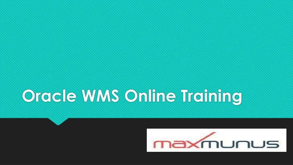 PPT - Oracle WMS online training PowerPoint Presentation, free download ...