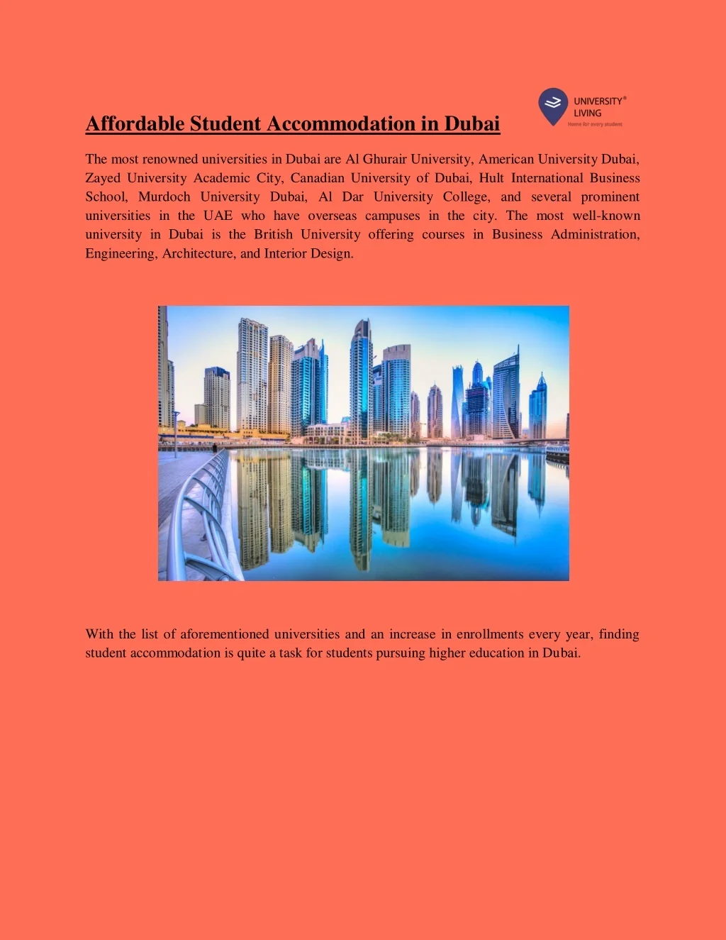 PPT - Affordable student accommodation in Dubai PowerPoint Presentation ...