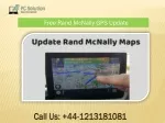 PPT - Rand McNally TND 540 Update 1-8009837116 Rand Mcnally Update PowerPoint Presentation - ID ...